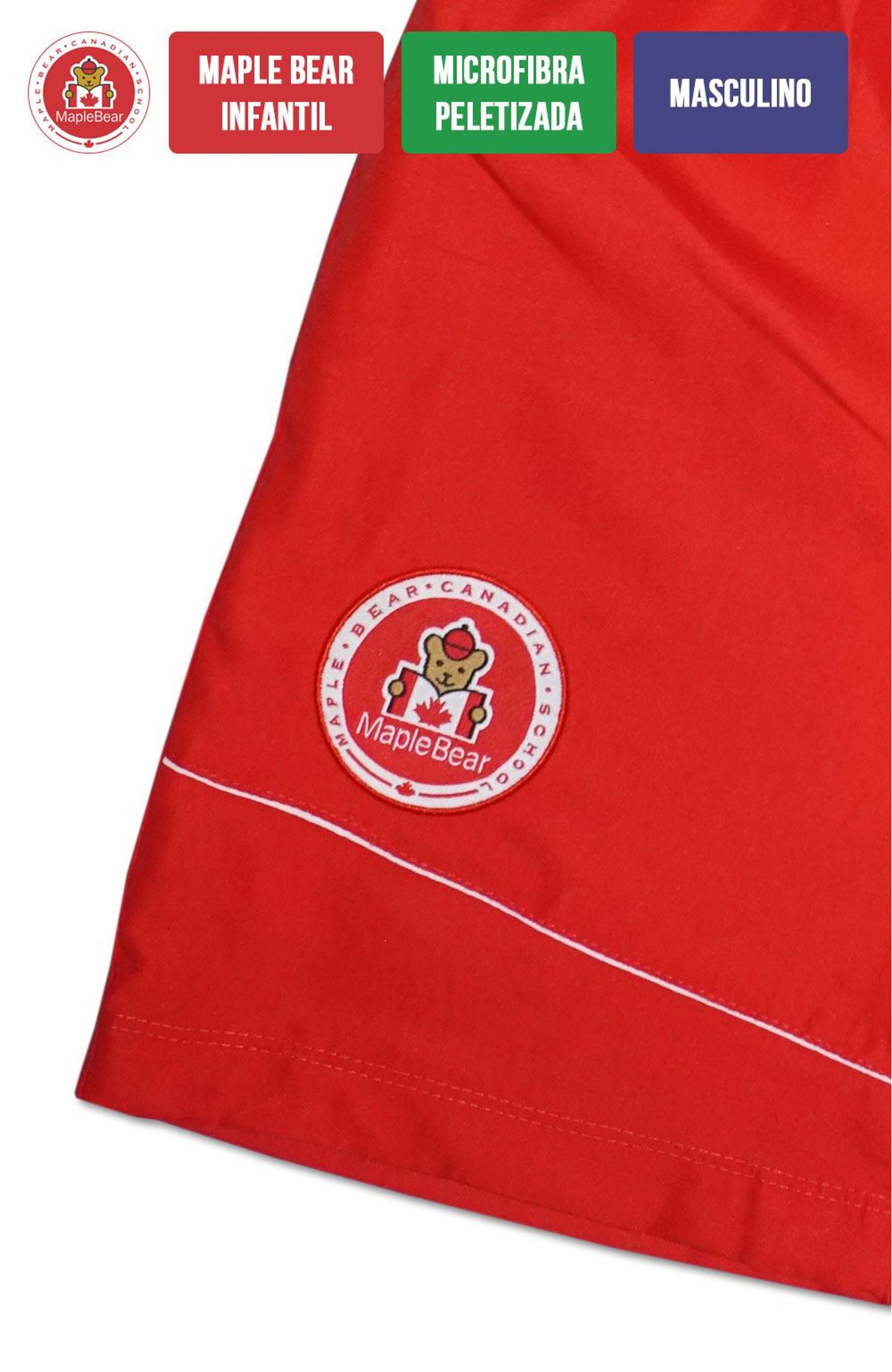 Bermuda Uniforme Maple Bear Infantil Masculina - UniformEasy